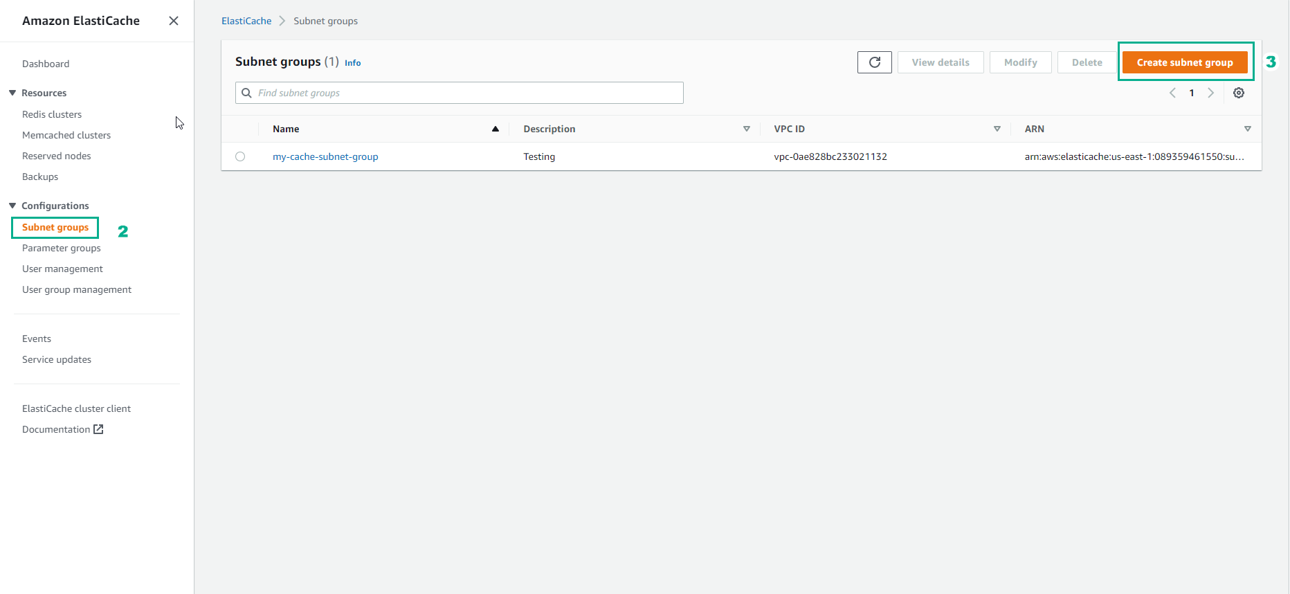 Use Console :: Amazon ElastiCache - Redis